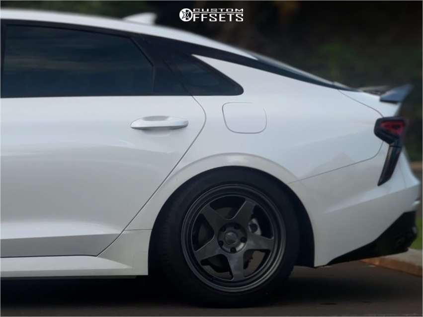 2025 Kia K5 with 18x8.5 35 Kansei Knp and 235/45R18 Pirelli Pzero All Season and Lowering ...