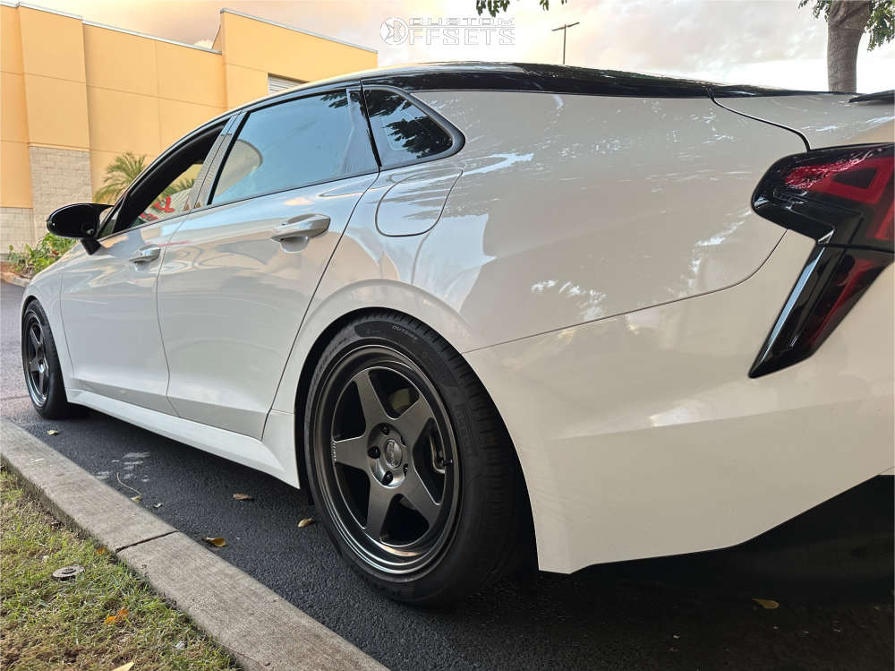 2025 Kia K5 with 18x8.5 35 Kansei Knp and 235/45R18 Pirelli Pzero All Season and Lowering ...