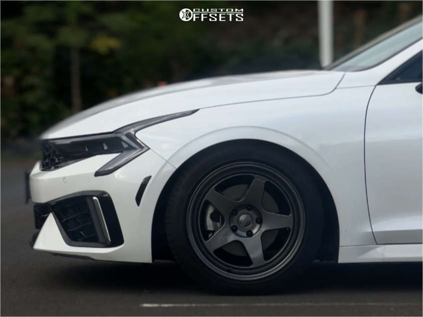 2025 Kia K5 with 18x8.5 35 Kansei Knp and 235/45R18 Pirelli Pzero All Season and Lowering ...