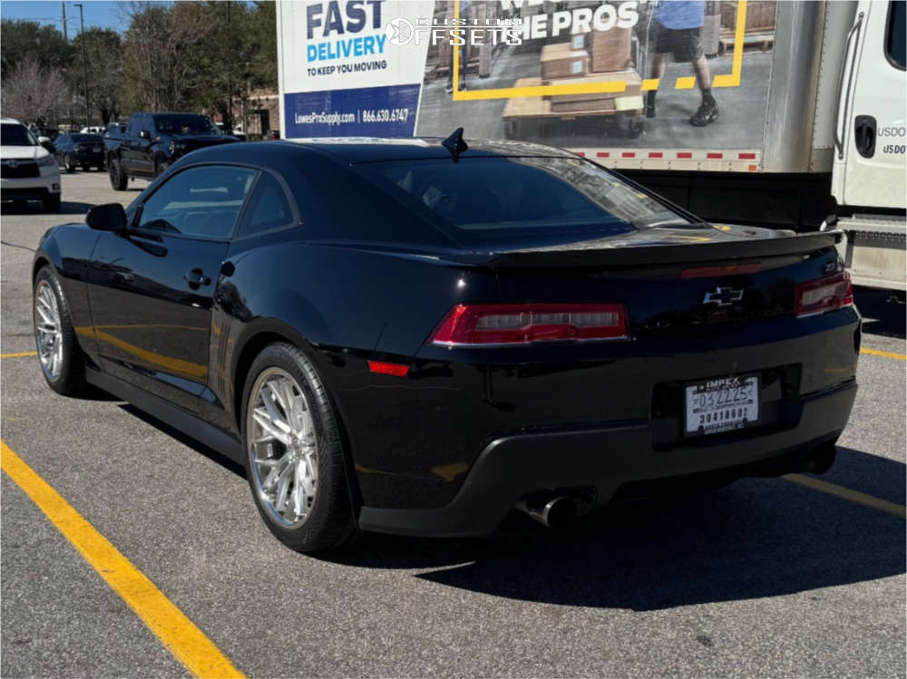 2014 Chevrolet Camaro with 20x10 25 Rohana Rfc3 and 285/35R20 Michelin ...