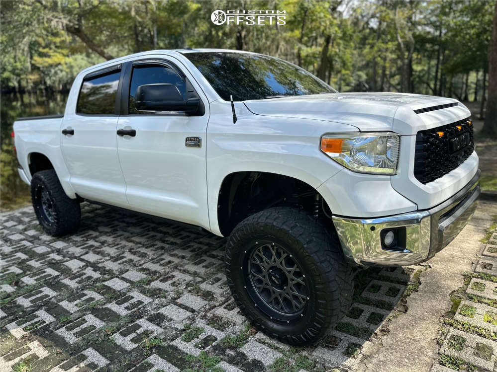 2016 Toyota Tundra with 20x9 12 Vision Rocker and 35/12.5R20 Nitto ...