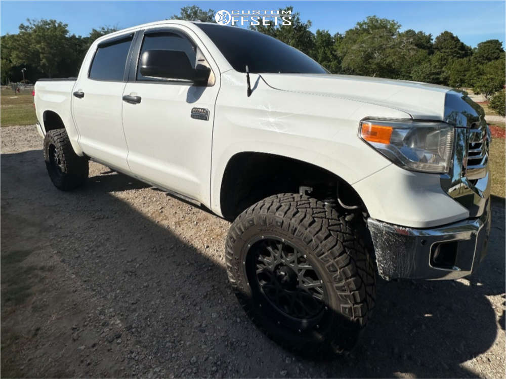2016 Toyota Tundra with 20x9 12 Vision Rocker and 35/12.5R20 Nitto ...
