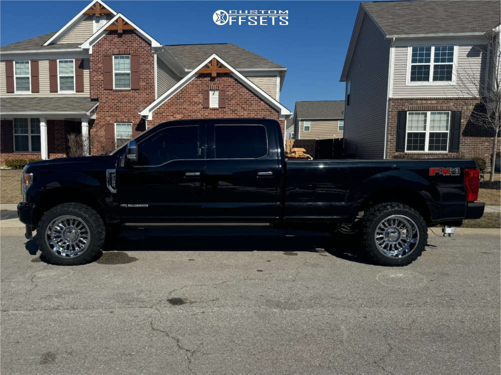 2020 Ford F-350 Super Duty with 22x12 -44 Cali Offroad Vertex and 35/12 ...