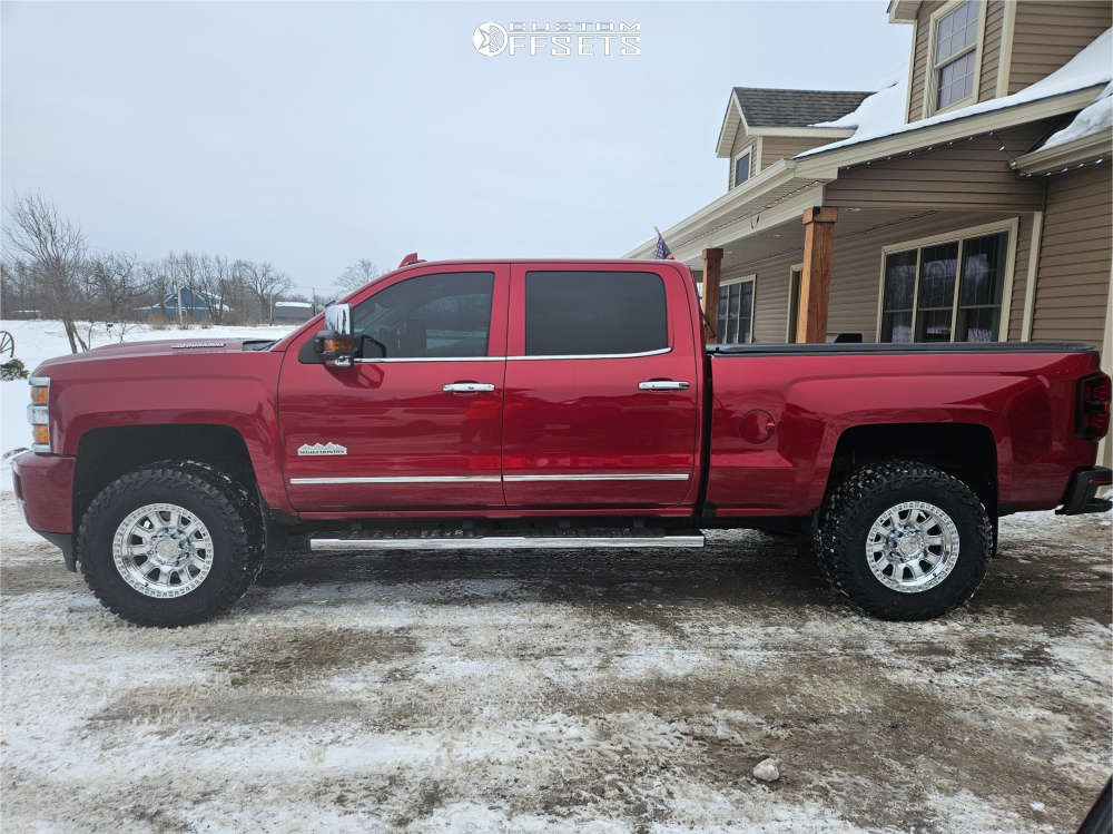 2019 Chevrolet Silverado 3500 HD with 18x9 12 Hostile Crawler and 295 ...