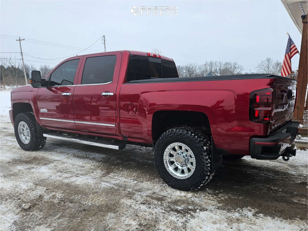 2019 Chevrolet Silverado 3500 HD with 18x9 12 Hostile Crawler and 295 ...