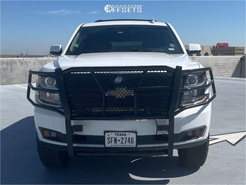 2019 Chevrolet Tahoe with 18x9 -12 Fuel Rebel 6 and 275/70R18 Goodyear ...