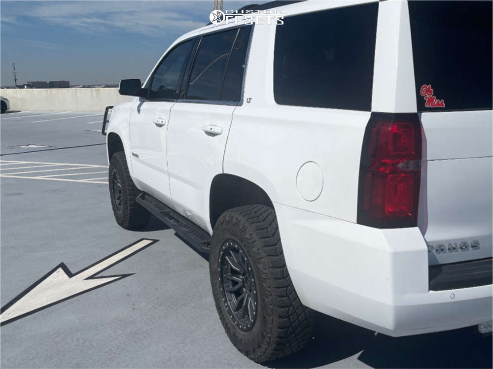 2019 Chevrolet Tahoe with 18x9 -12 Fuel Rebel 6 and 275/70R18 Goodyear ...