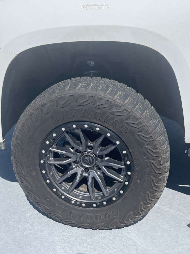 2019 Chevrolet Tahoe with 18x9 -12 Fuel Rebel 6 and 275/70R18 Goodyear ...