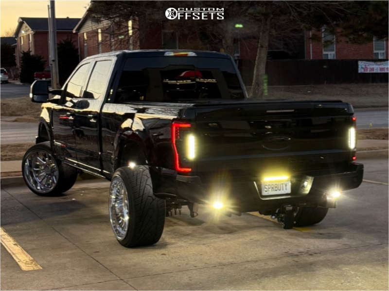 2019 Ford F-250 Super Duty with 24x14 -76 KG1 Forged Victor and 33/13 ...