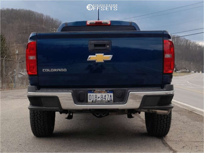 2019 Chevrolet Colorado with 17x8.5 0 Icon Alloys Rebound and 275/70R17 ...