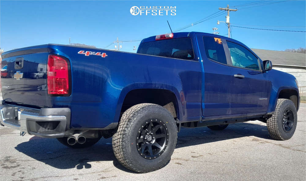 2019 Chevrolet Colorado with 17x8.5 0 Icon Alloys Rebound and 275/70R17 ...