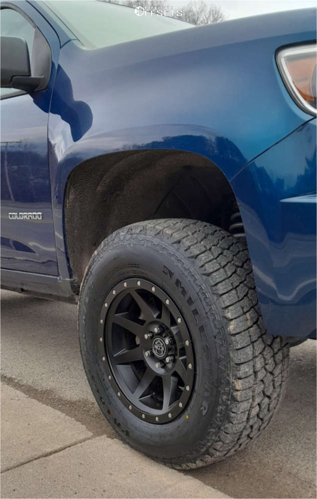 2019 Chevrolet Colorado with 17x8.5 0 Icon Alloys Rebound and 275/70R17 ...