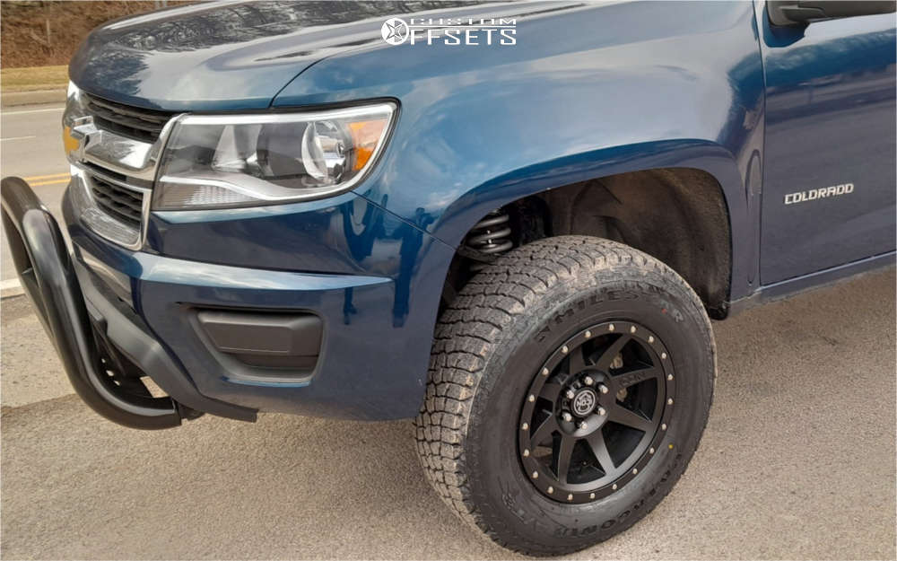 2019 Chevrolet Colorado with 17x8.5 0 Icon Alloys Rebound and 275/70R17 ...