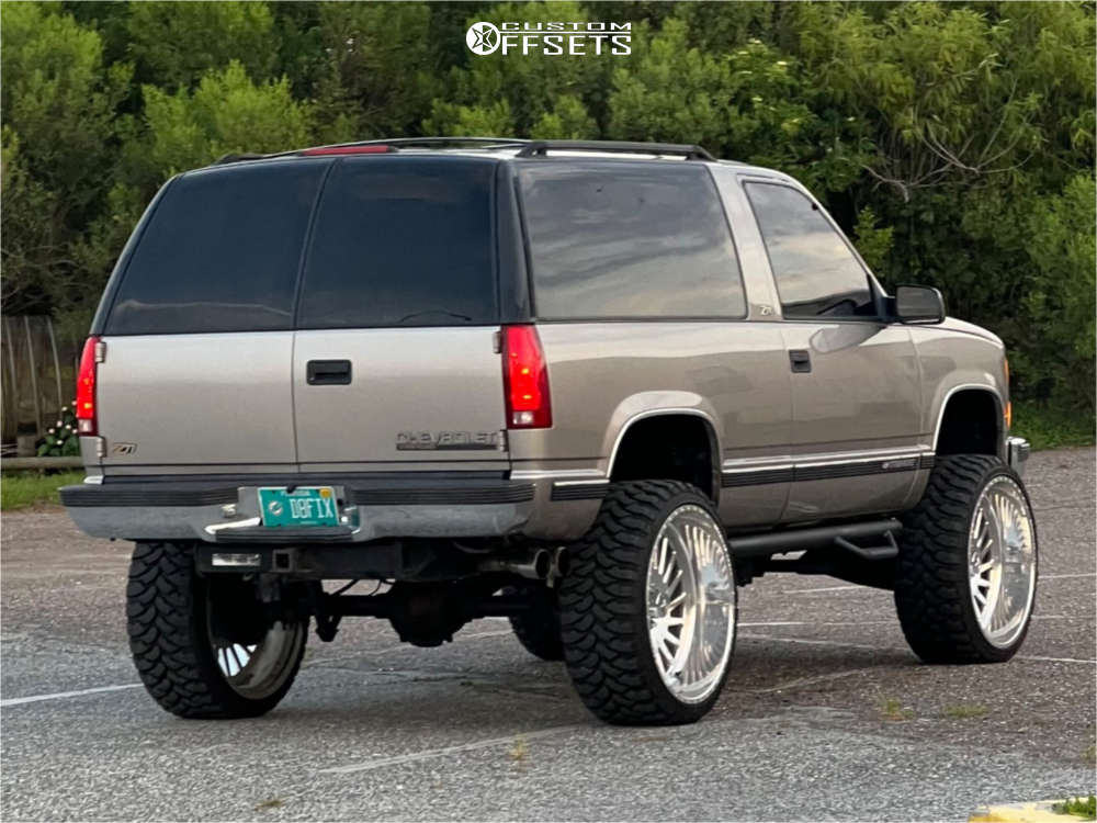 1999 Chevrolet Tahoe with 26x12 -40 American Force Sabre Ss and 35/13 ...