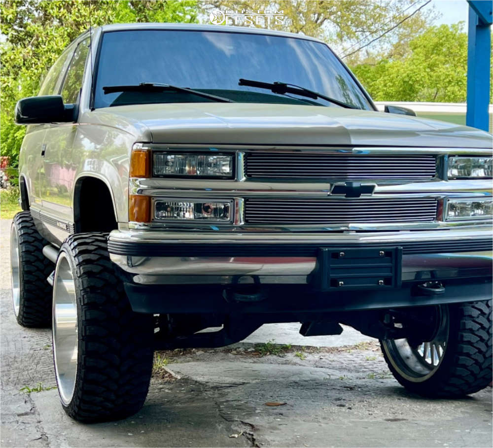 1999 Chevrolet Tahoe with 26x12 -40 American Force Sabre Ss and 35/13 ...