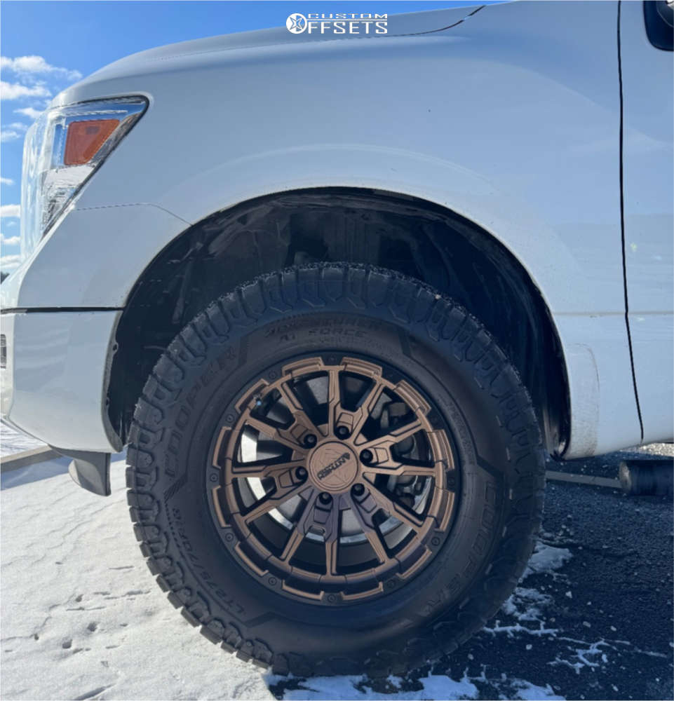 2023 Nissan TITAN with 18x9 -12 Anthem Off-Road Talon and 275/70R18 ...