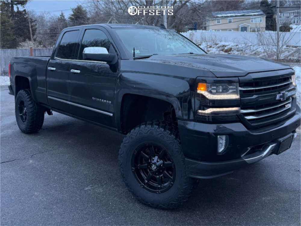 2018 Chevrolet Silverado 1500 with 18x9 1 Fuel Coupler and 35/12.5R18 ...