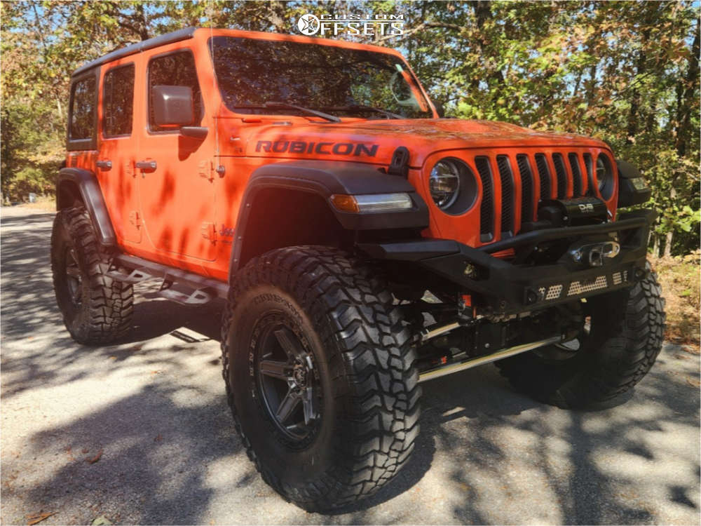 2020 Jeep Wrangler with 17x9 -12 Fuel Kicker and 40/13.5R17 Mickey ...