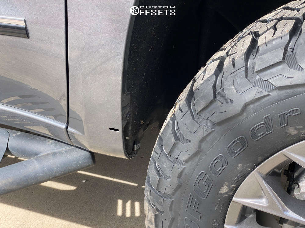 2021 Chevrolet Silverado 1500 with 20x9 20 Fuel Flame 6 and 295/65R20 ...