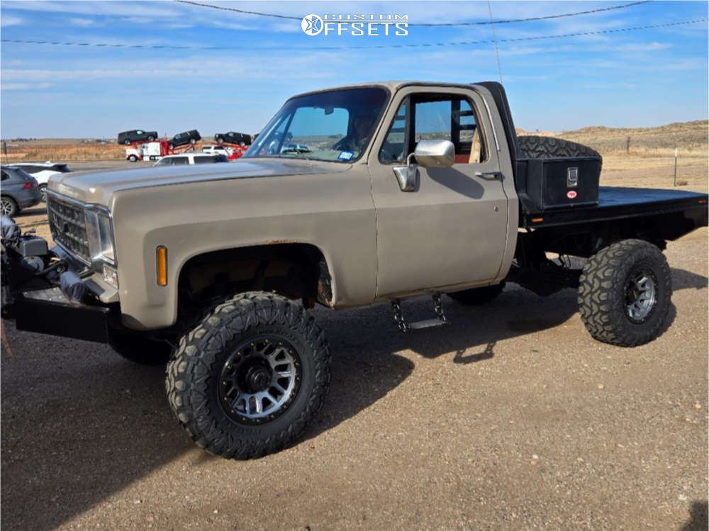 1978 Chevrolet K30 with 17x9 -12 Vision Nemesis and 35/12.5R17 Radar ...