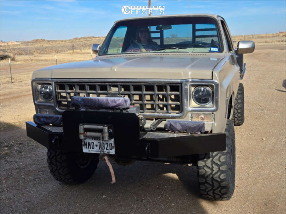 1978 Chevrolet K30 with 17x9 -12 Vision Nemesis and 35/12.5R17 Radar ...