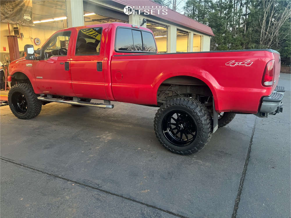 2007 Ford F-350 Super Duty with 22x12 -44 KG1 Forged Clockwork and 37/ ...