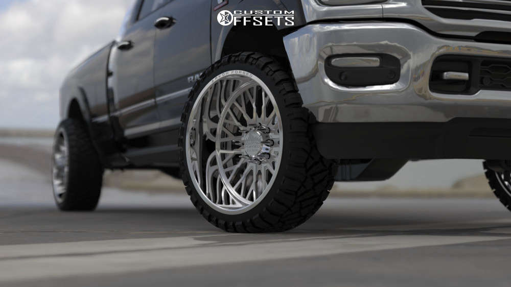 2024 Ram 2500 with 22x10 -25 ARKON FORGED Dallas and 35/12.5R22 Nitto ...