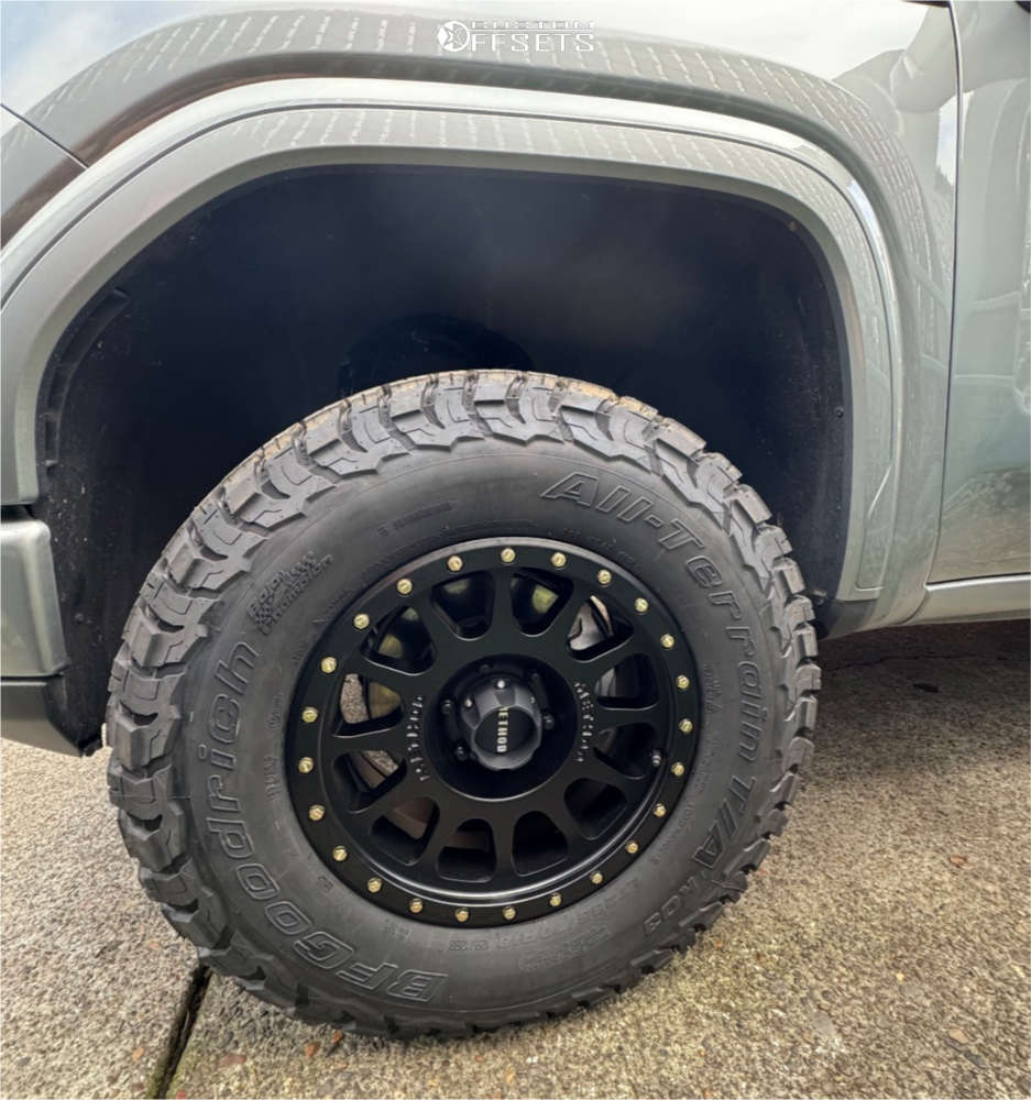 2024 GMC Sierra 1500 with 18x9 0 Method Mr305 and 295/70R18 BFGoodrich All Terrain T/a Ko3 and ...