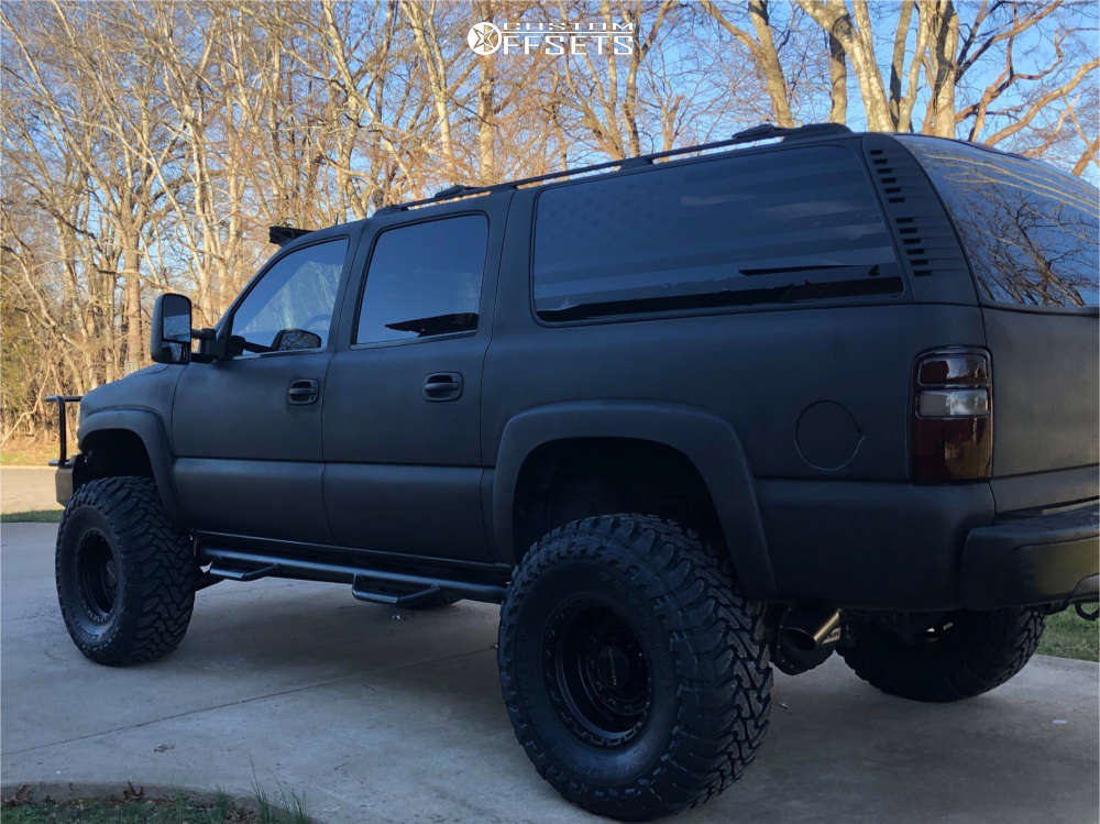 2004 Chevrolet Suburban 2500 with 17x10 -25 Vision Tactical and 37/13 ...