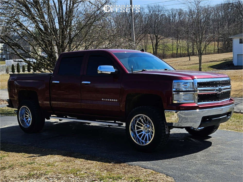 2014 Chevrolet Silverado 1500 with 20x12 -44 Gear Off-Road Leverage and ...