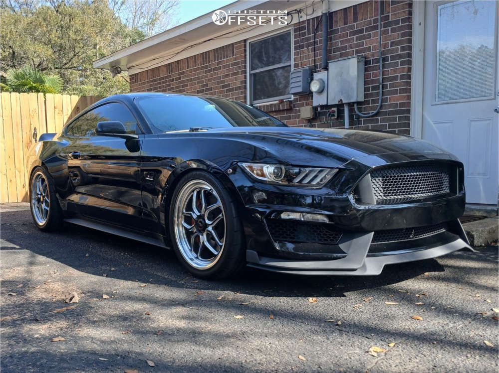 2016 Ford Mustang with 20x9 29 Weld Racing Laguna and 275/35R20 ...