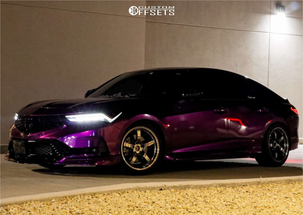2024 Acura Integra with 18x9.5 38 Gram Lights 57cr and 245/40R18 ...