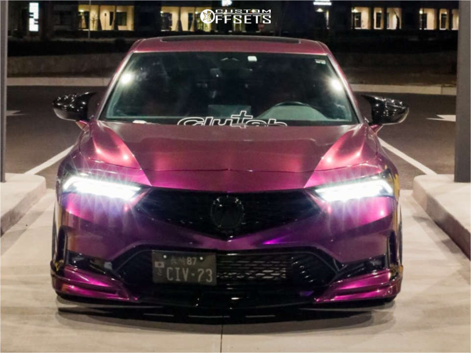 2024 Acura Integra with 18x9.5 38 Gram Lights 57cr and 245/40R18 ...