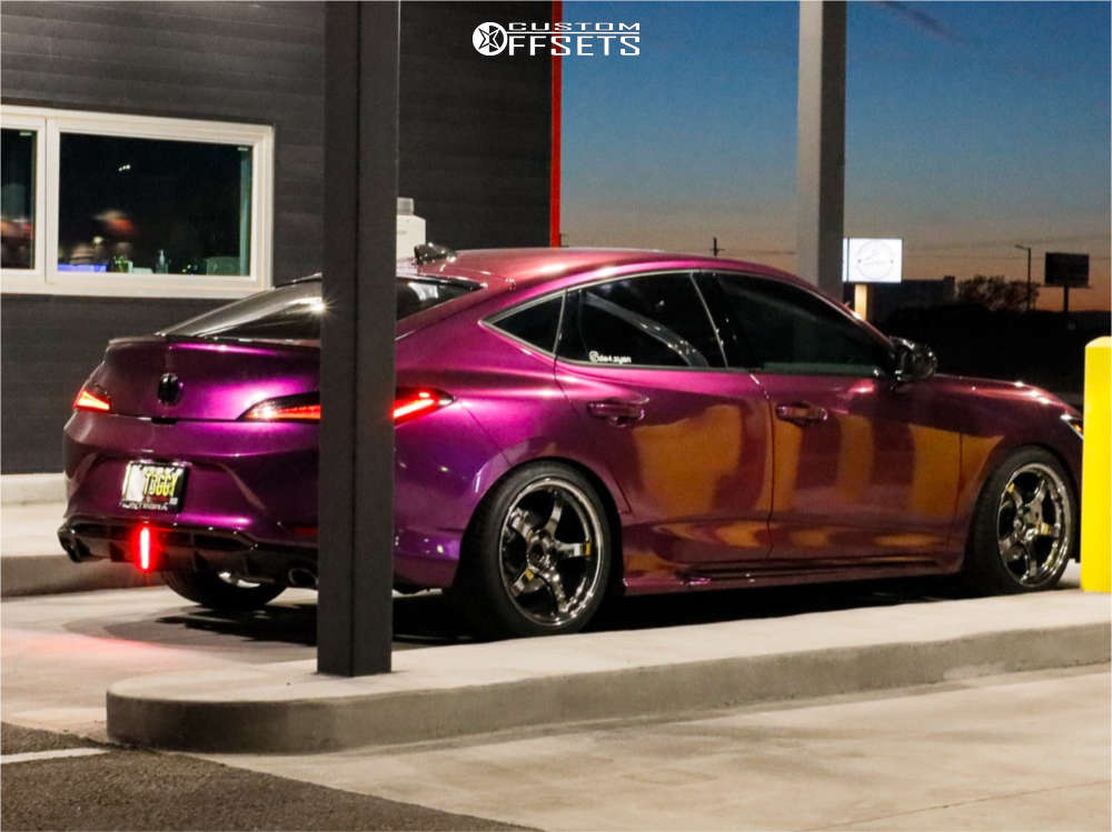 2024 Acura Integra with 18x9.5 38 Gram Lights 57cr and 245/40R18 ...