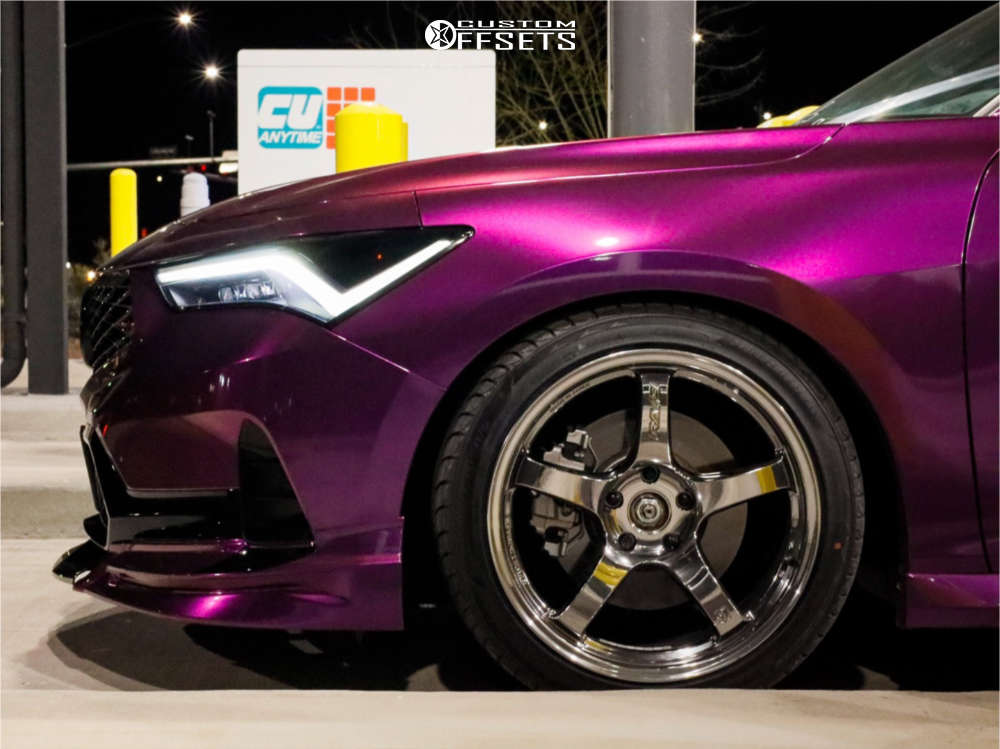 2024 Acura Integra with 18x9.5 38 Gram Lights 57cr and 245/40R18 ...