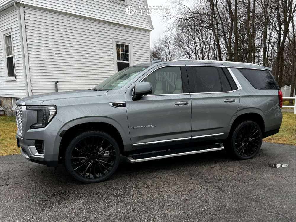 2024 GMC Yukon with 24x10 31 OE Revolution CAD36 and 305/35R24 Toyo ...