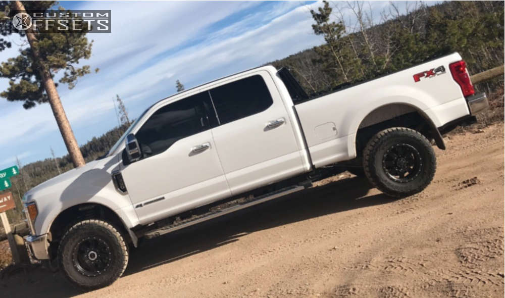 2017 Ford F-350 Super Duty with 18x9 18 Raceline Defender and 35/12 ...