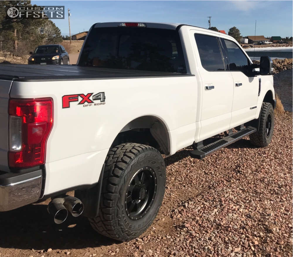 2017 Ford F-350 Super Duty with 18x9 18 Raceline Defender and 35/12 ...