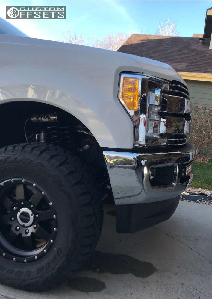 2017 Ford F-350 Super Duty with 18x9 18 Raceline Defender and 35/12 ...