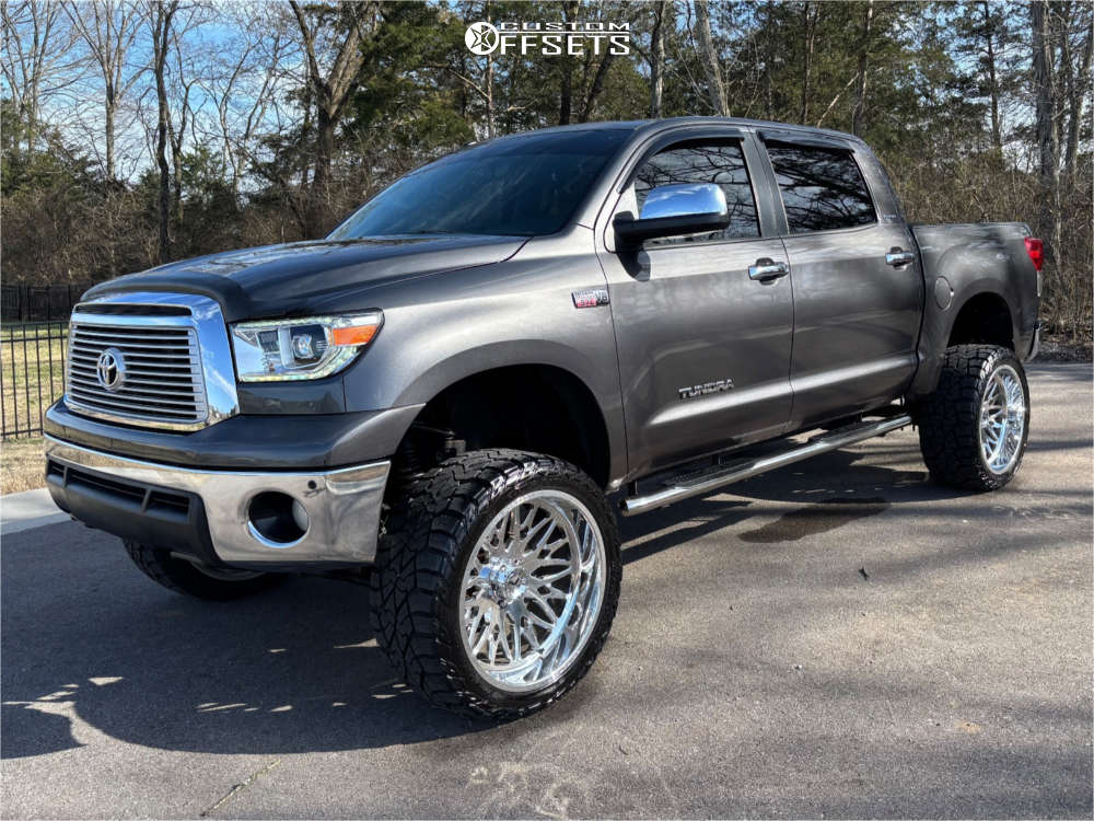 2012 Toyota Tundra with 24x12 -44 KG1 Forged Trident and 35/12.5R24 AMP ...