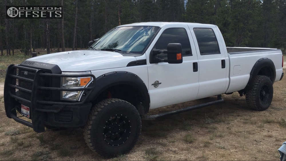 2012 Ford F-250 Super Duty with 17x9 -12 Raceline Assault and 35/12 ...