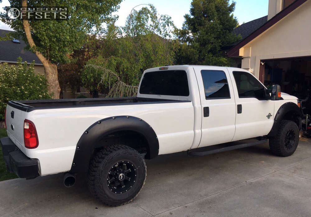 2012 Ford F-250 Super Duty with 17x9 -12 Raceline Assault and 35/12 ...