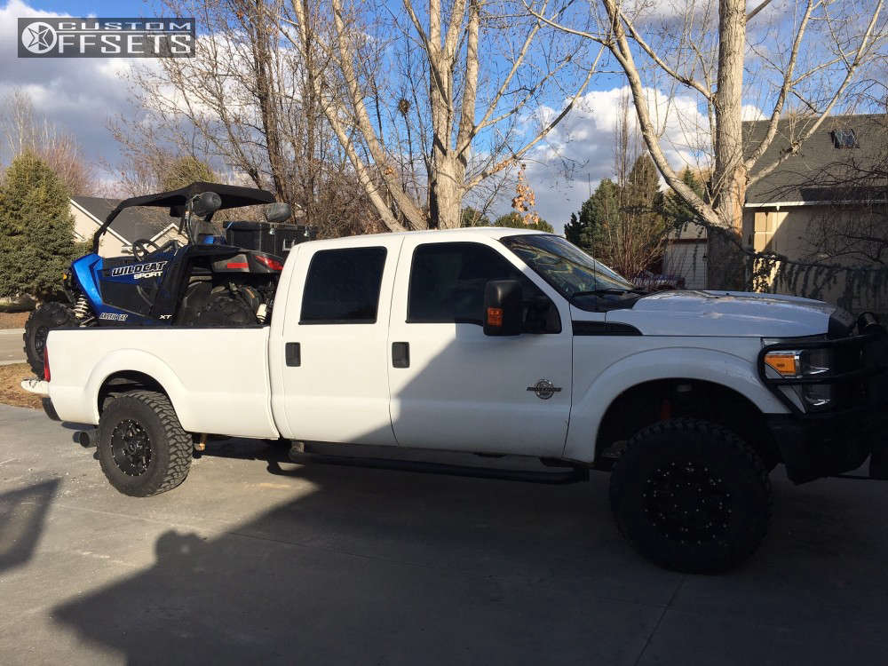 2012 Ford F-250 Super Duty with 17x9 -12 Raceline Assault and 35/12 ...