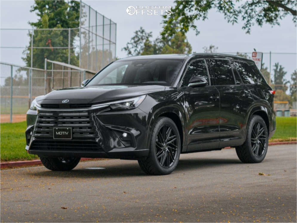 2025 Lexus TX350 with 22x9 40 Motiv Align and 285/45R22 Nitto Nt420s ...