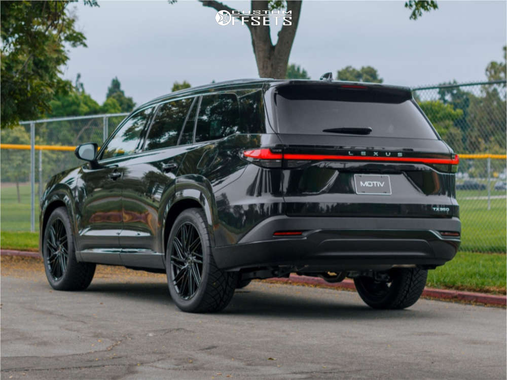 2025 Lexus TX350 with 22x9 40 Motiv Align and 285/45R22 Nitto Nt420s ...