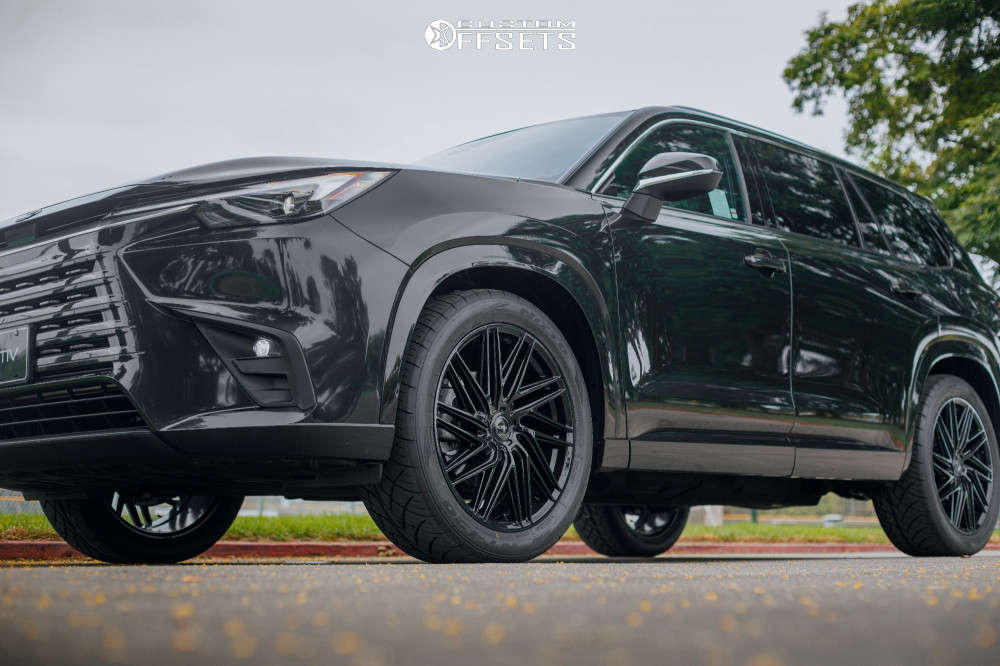 2025 Lexus TX350 with 22x9 40 Motiv Align and 285/45R22 Nitto Nt420s ...