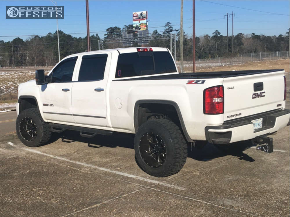 2015 GMC Sierra 2500 HD with 20x12 -44 Gear Off-Road Big Block and 35/ ...