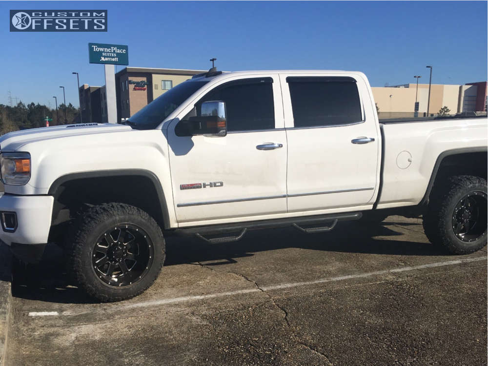2015 GMC Sierra 2500 HD with 20x12 -44 Gear Off-Road Big Block and 35/ ...