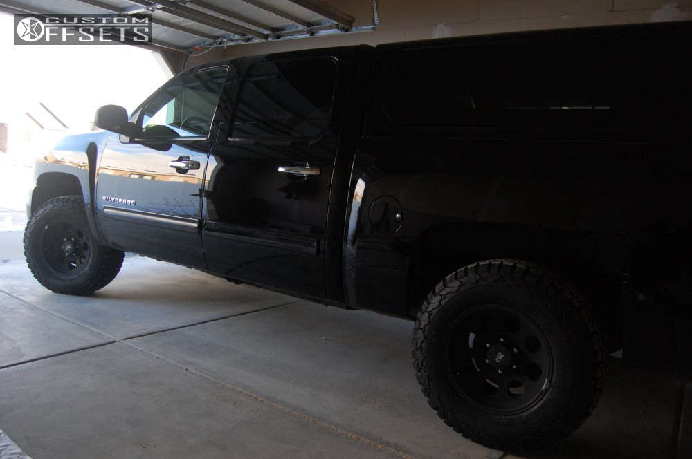 2009 Chevrolet Silverado 1500 with 17x9 -6 Pro Comp Series 69 and 285 ...