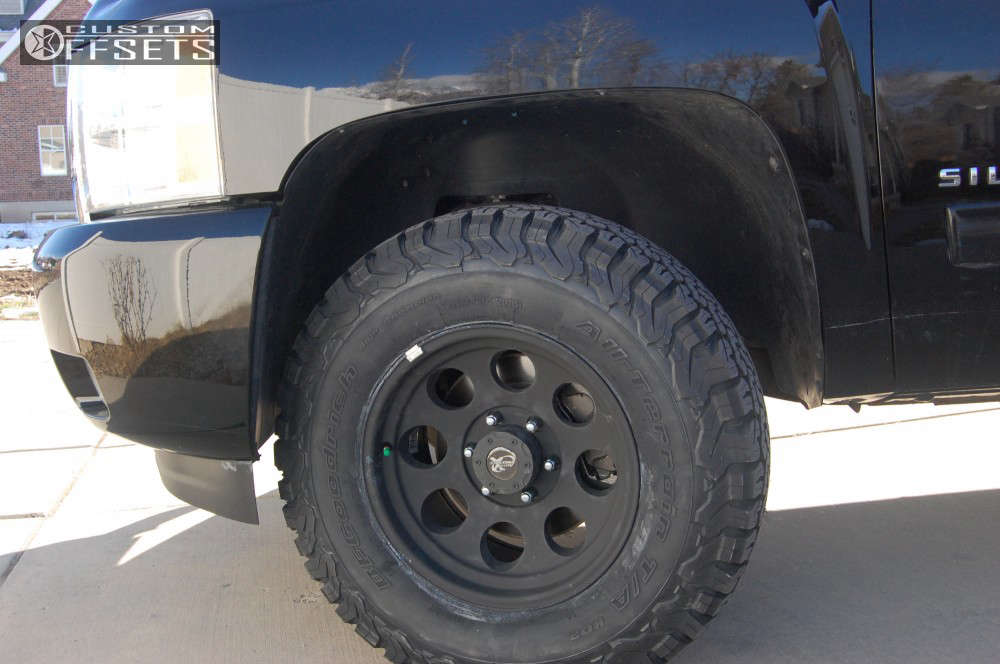 2009 Chevrolet Silverado 1500 with 17x9 -6 Pro Comp Series 69 and 285 ...